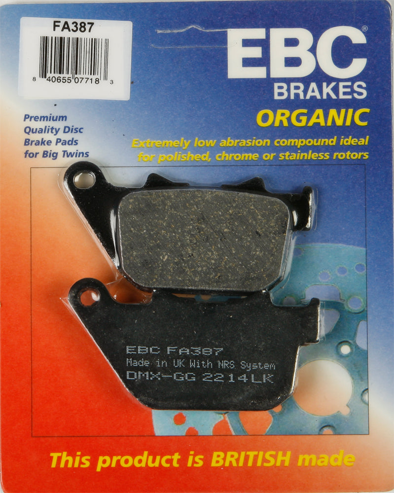 EBC FA387 Harley Davidson Brake Pads| Santa Clara Cycle